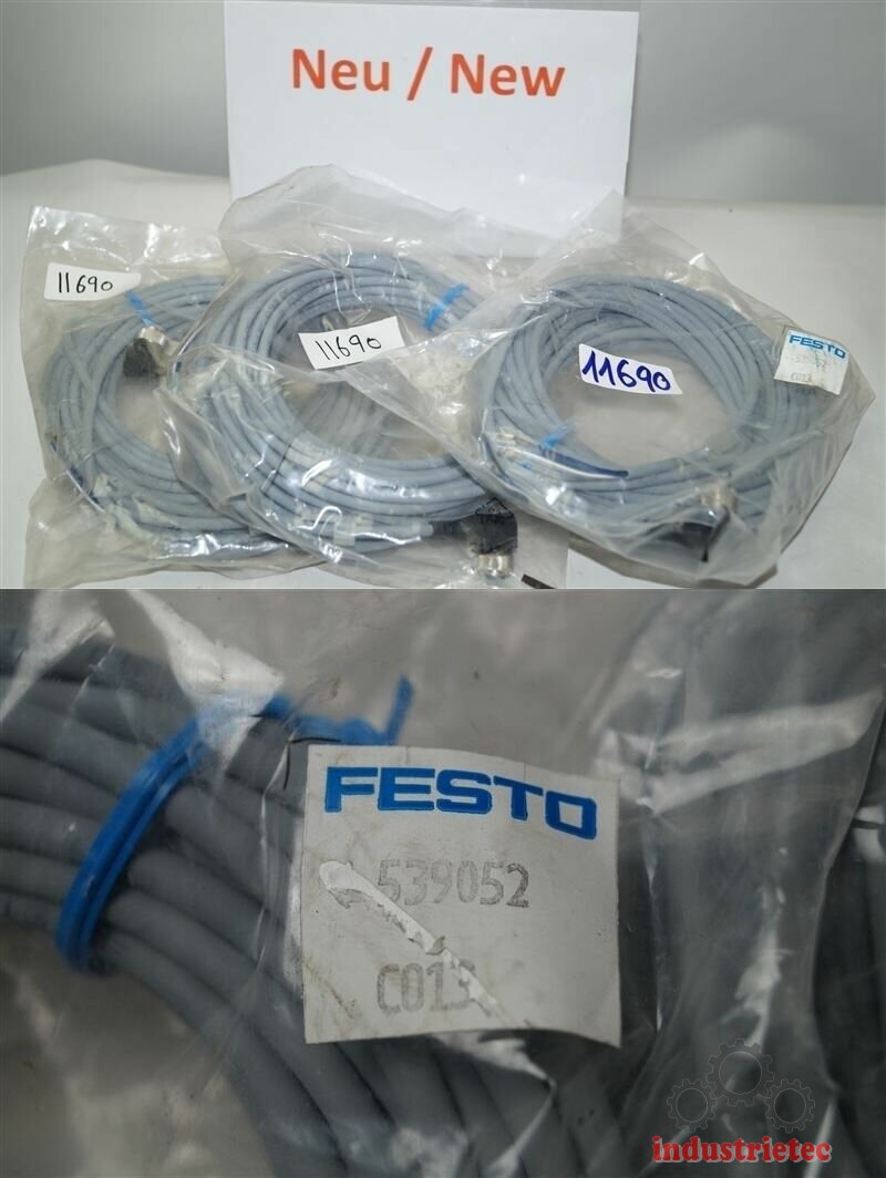 festo 539052 NEBU Connecting Cables M12W5-k-10-le5 Verbindungsleitung ...