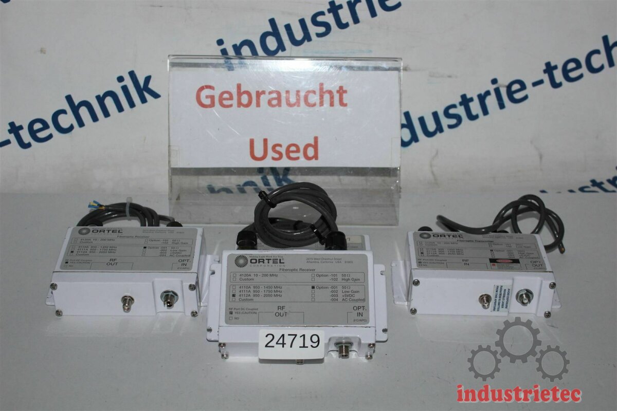 ORTEL Fiberoptic Receiver 016432 +8 to +24VDC, 180,00