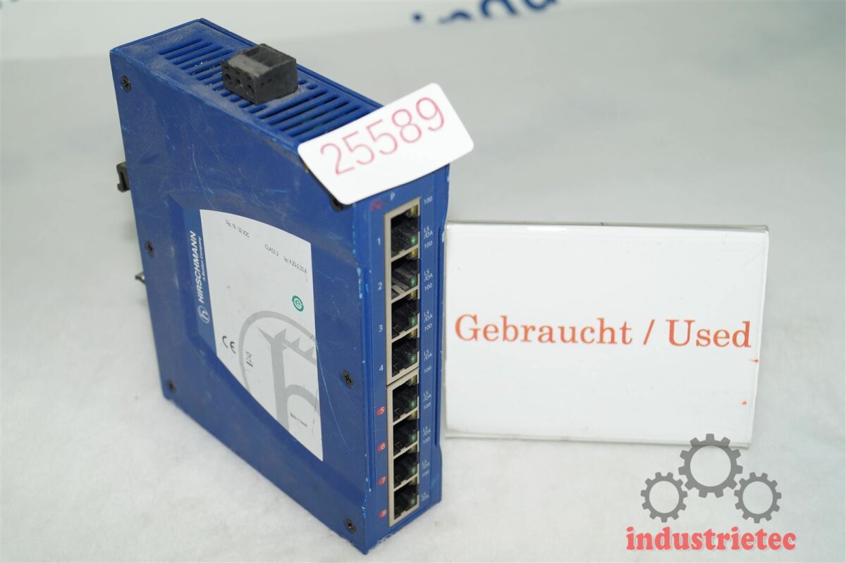 Hirschmann SPIDER II 8TX PoE Rail Switch, 200,00