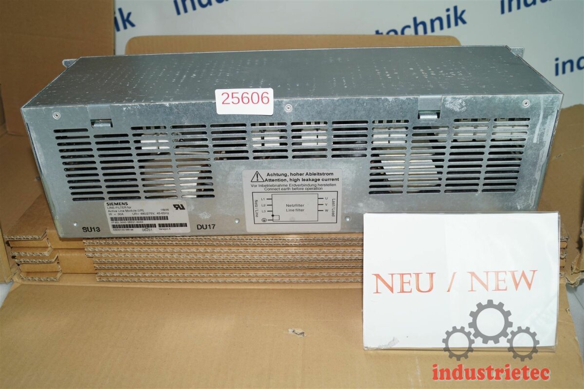 SIEMENS LINE-FILTER for Active Line Module 6SL300-0BE21-6AA0 NEW, 700,00