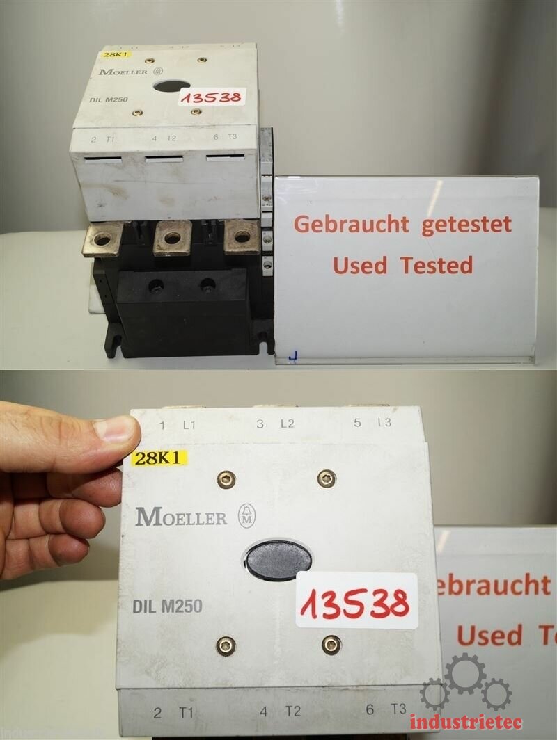Moeller DIL M250 Leistungsschütz DILM250 DIL M 250 132KW Schütz - Ind