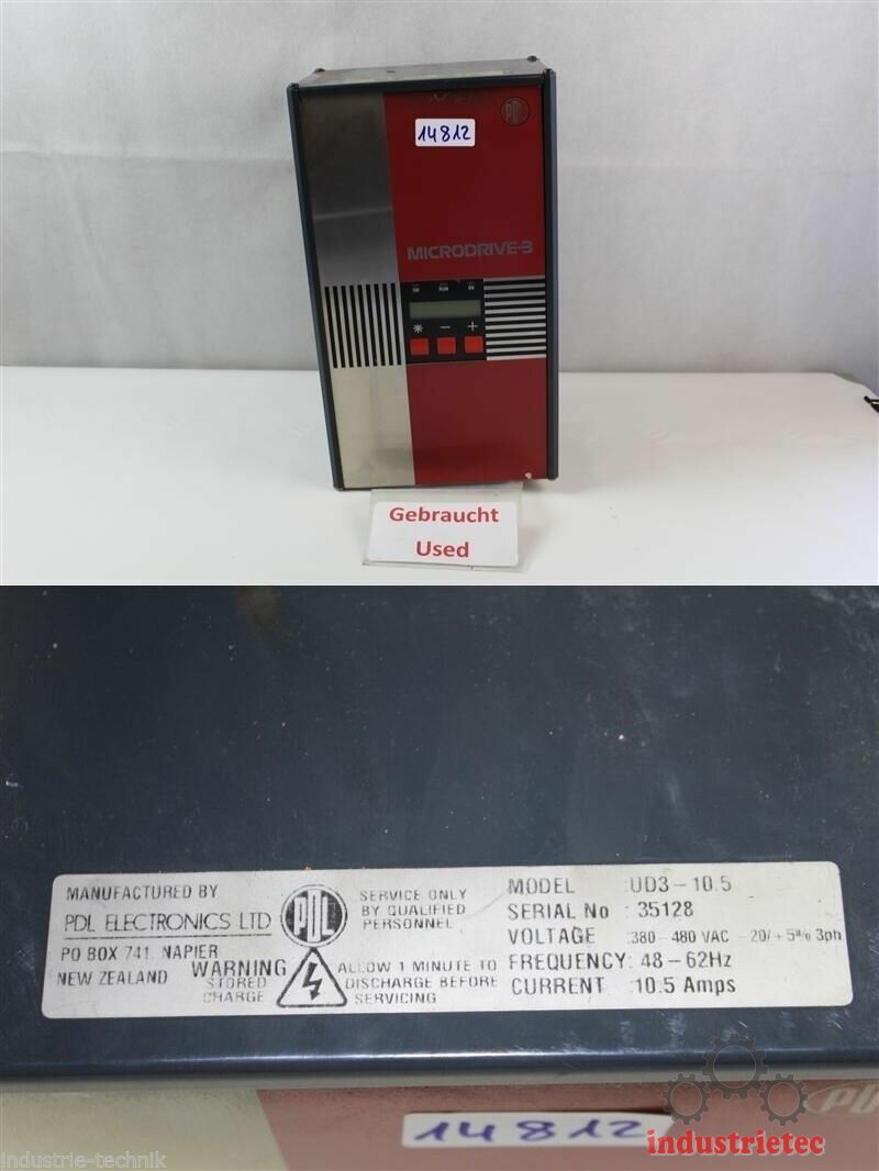 PDL MICRODRIVE 3 Frequenzumrichter UD3-10.5 INVERTER, 699,00