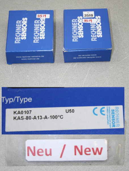 RECHNER SENSORS KA0107 KAS-80-A13-A-100°C Kapazitive Sensoren