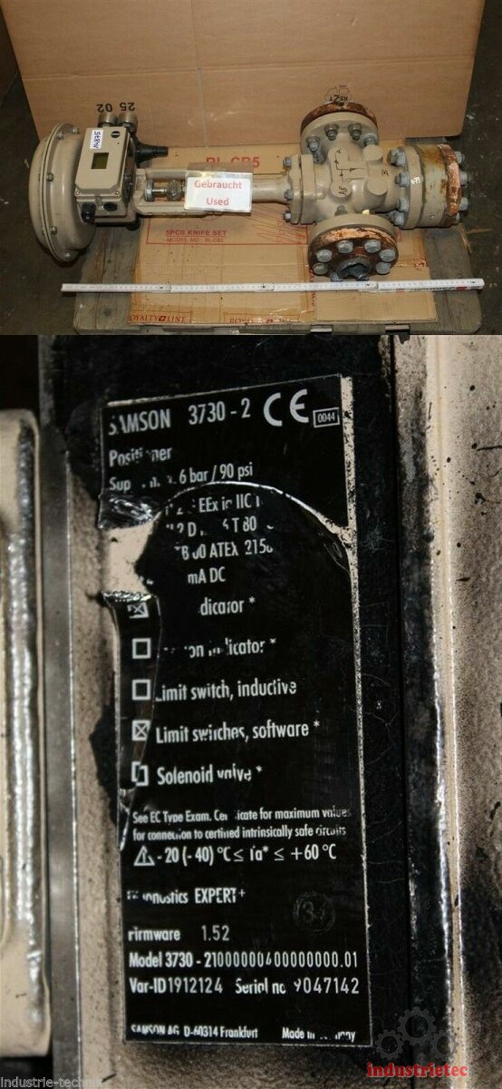 Samson 3277 Stellantrieb mit Stellungsregler 3730-2 positioner, 1.450,00