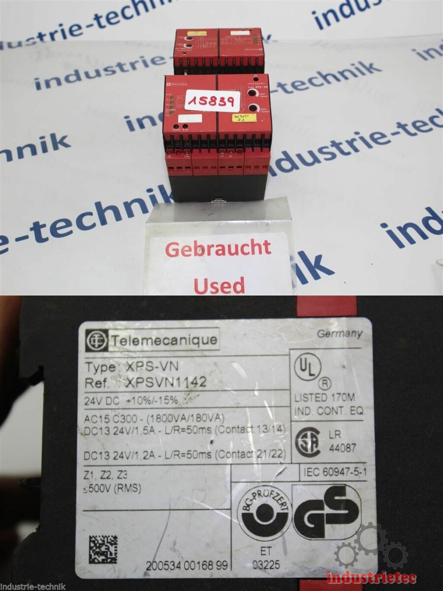 Telemecanique PREVENTA XPS-AC Sicherheitsrelais Relais Safety Relay, 60 ...