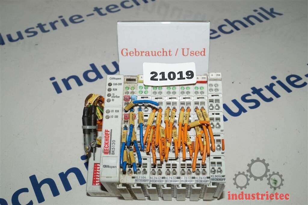 BECKHOFF BK5120 Buskoppler Bus Coupler komplett, 130,00