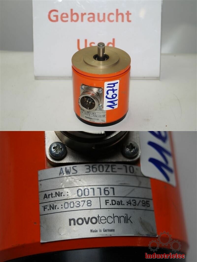 Novotechnik AWS360ZE-10 Hybrid Rotary Displacement Potentiometer AWS3 ...
