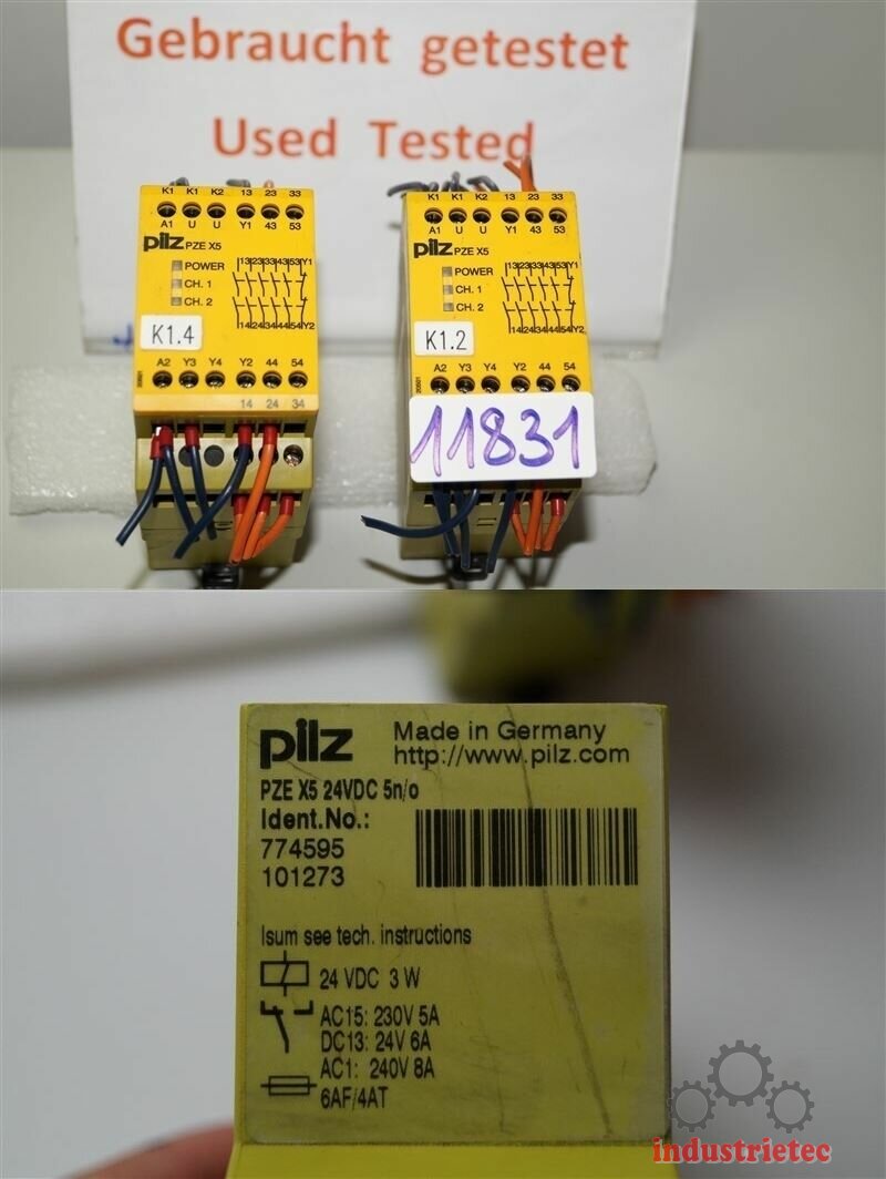Pilz PZE X5 24VDC 5n/o 774595 - Industrie Ersatzteile & Automatisieru