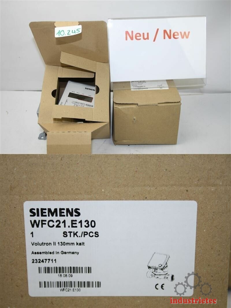 SIEMENS WFC21.E130 Elektronischer Wasserzähler WFC volutron 130 mm WF
