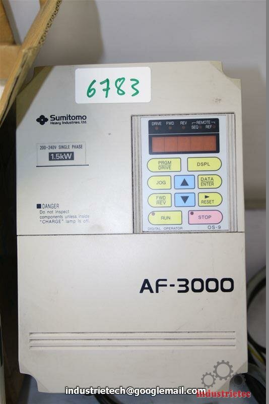Sumitomo AF3000 AF300S-1A5-E Transistor Inverter AF300S1A5E 1,5kW, 800,00
