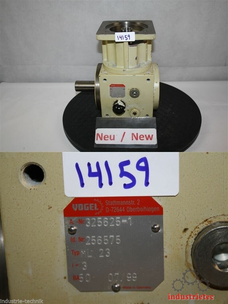 vogel ML23 getriebe kegelgetriebe übersetzung i=3 WINKELGETRIEBE - In