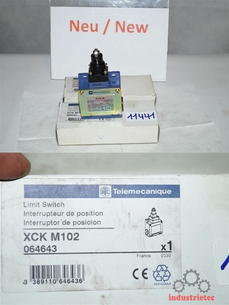 Telemecanique XCKM102 LIMIT SWITCH Positionsschalter Endschalter, 35,00