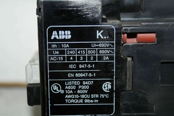 ABB Schütz K22E Luftschütz Relais Lastschütz Hilfschütz, 25,00