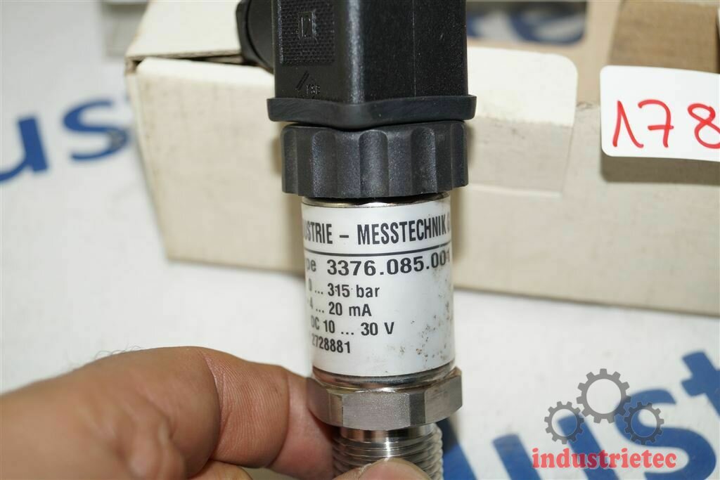 IMT Industrie Messtechnik 3376.085.001 PRESSURE TRANSMITTER