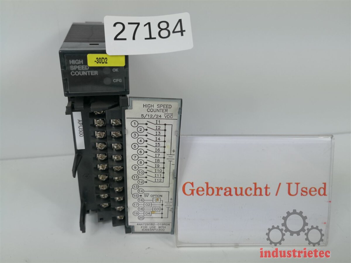 GE Fanuc IC693APU300J High Speed Counter Module, 260,00