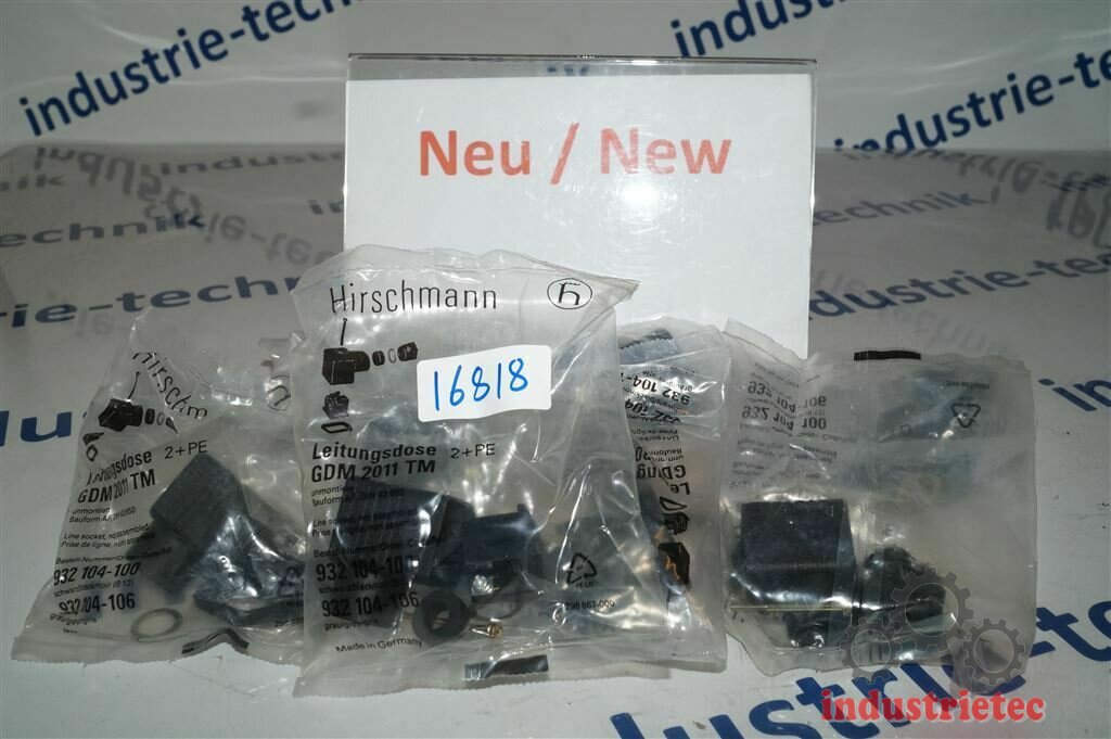 Hirschmann GDM 2011 TM Leistungsdose 2 + PE GDM2011TM, 5,00