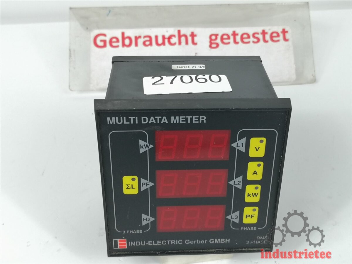 Gerber INDU-ELECTRIC MULTI DATA METER, 150,00