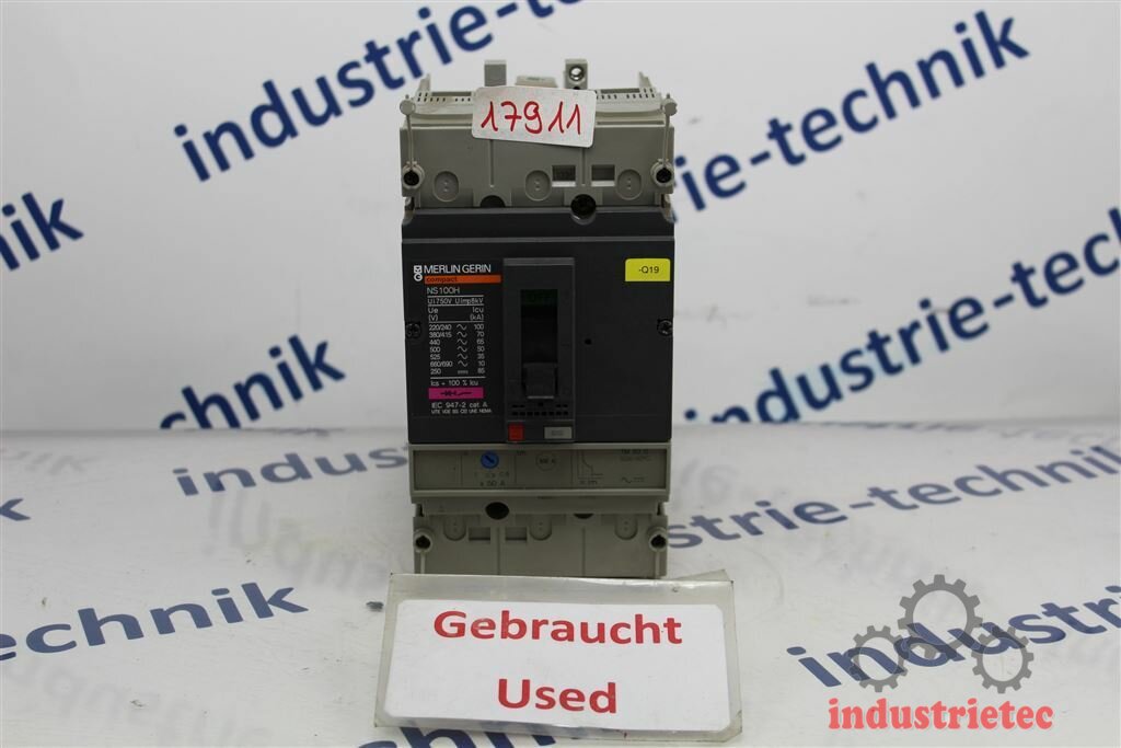 Merlin Gerin Comapct NS100H TM50D Leistungsschalter circuit breaker ...