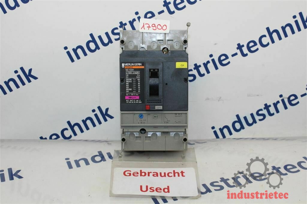 Merlin Gerin Comapct NS100N TM16D circuit breaker Leistungsschalter ...