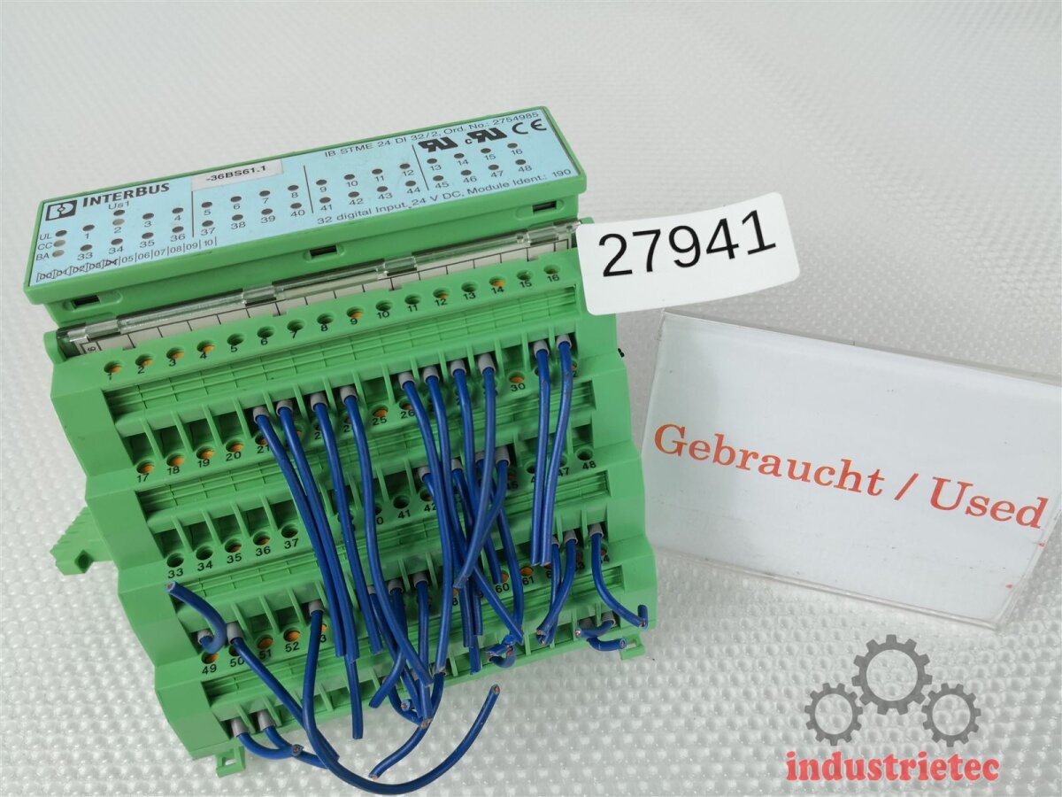 PHOENIX CONTACT IB ST ZF 24 Interbus IBSTZF24 2750675, 15,00