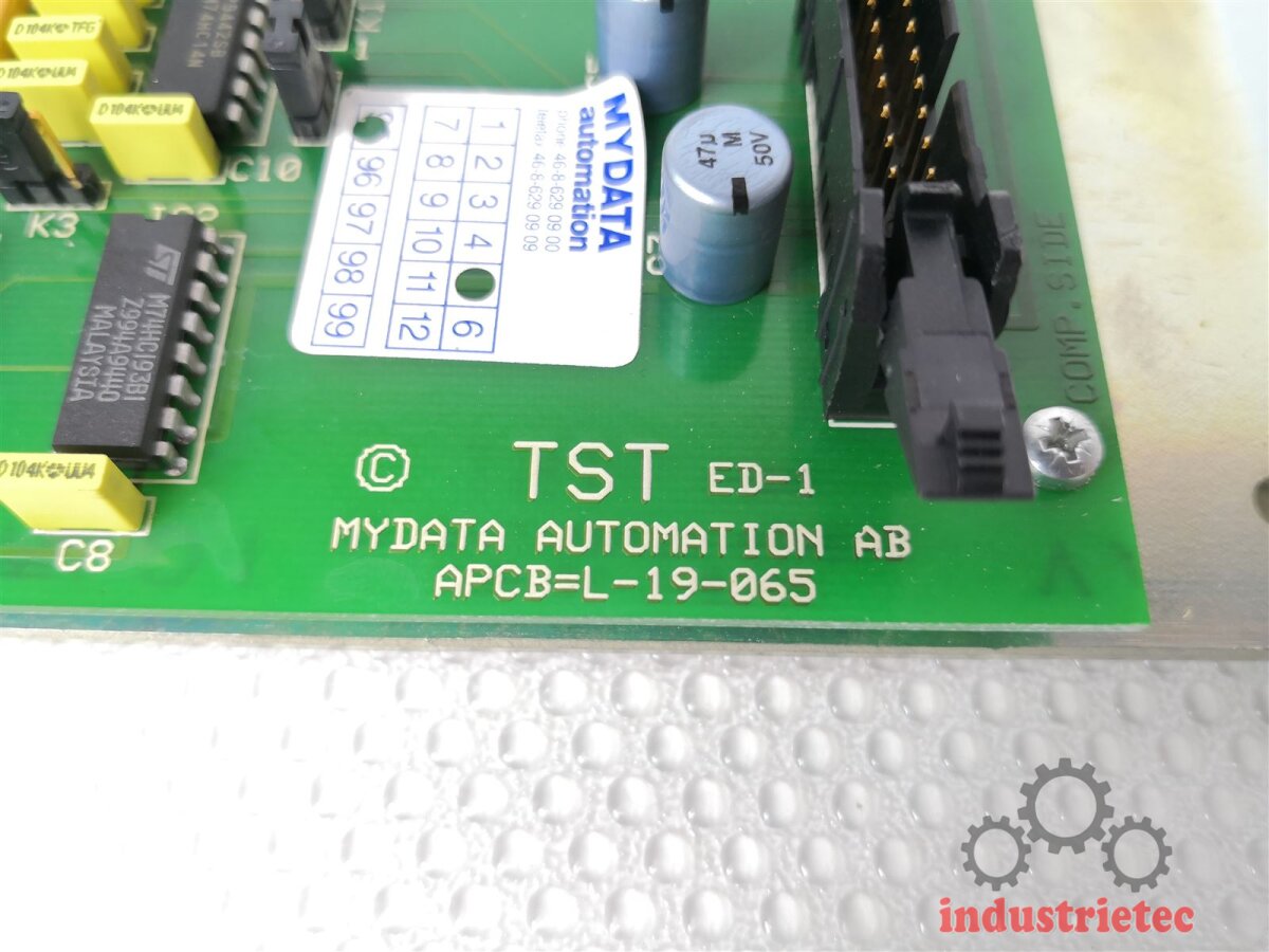 MYDATA AUTOMATION AB TST System Control Board, 500,00