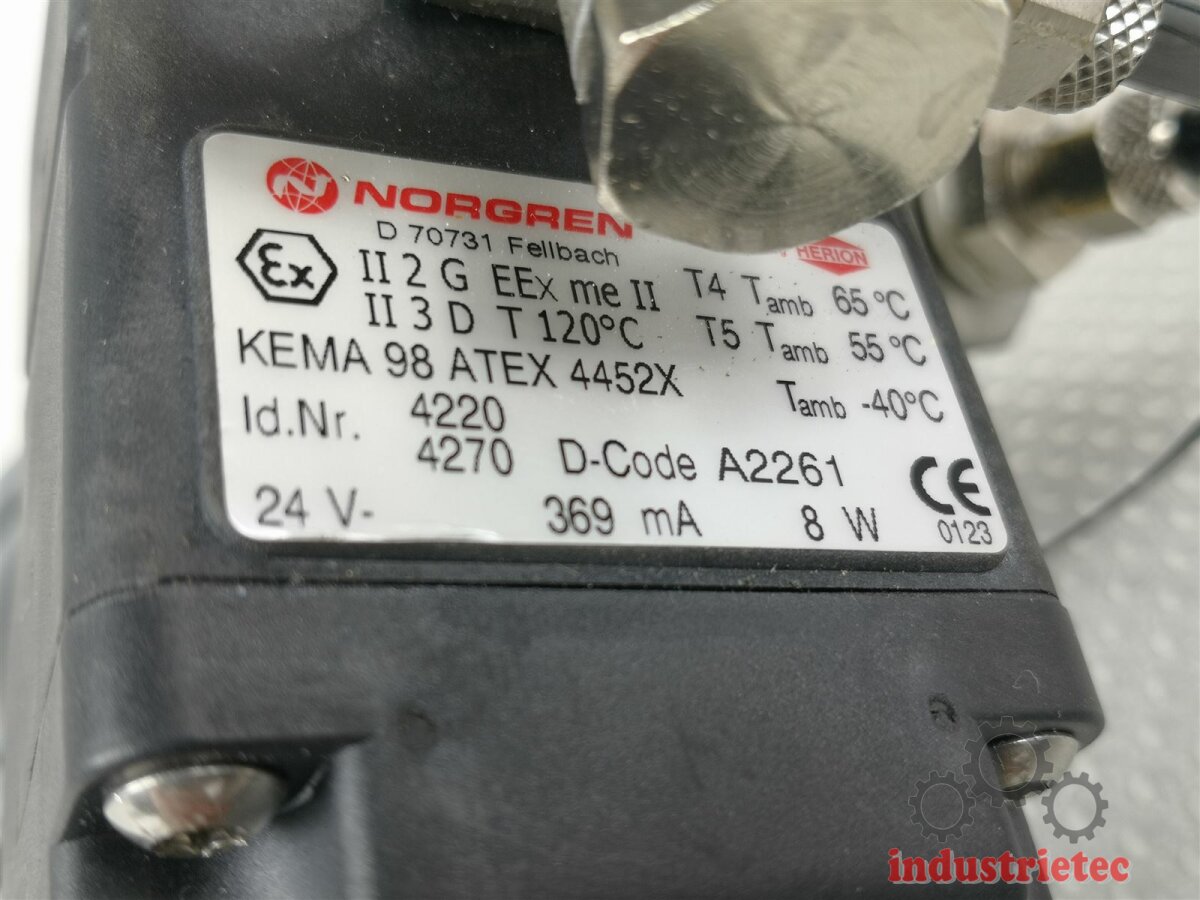 NORGREN KEMA 98 ATEX 4452X Magnetventil KEMA98ATEX4452X, 90,00