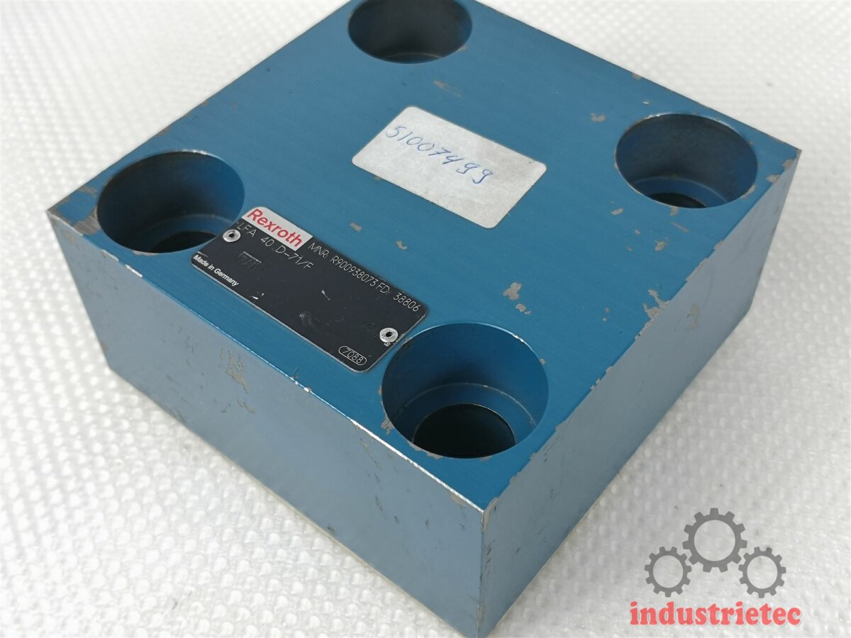 Mannesmann Rexroth LFA 40 D-71/F Hydraulikventil Ventil R900938073, 350 ...