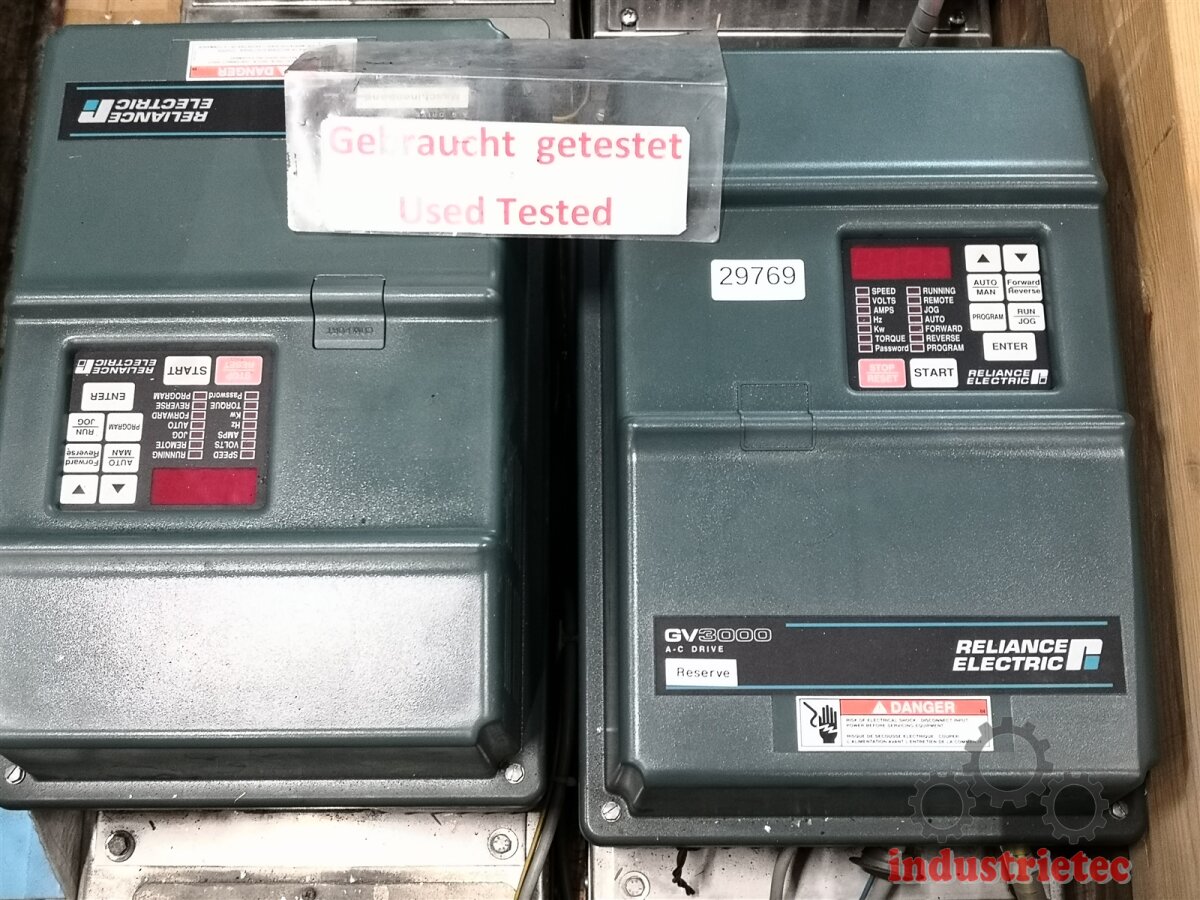 Reliance Electric GV-3000 GV3000/SE 25 HP 30.4 AMP 25G4150, 3.300,00