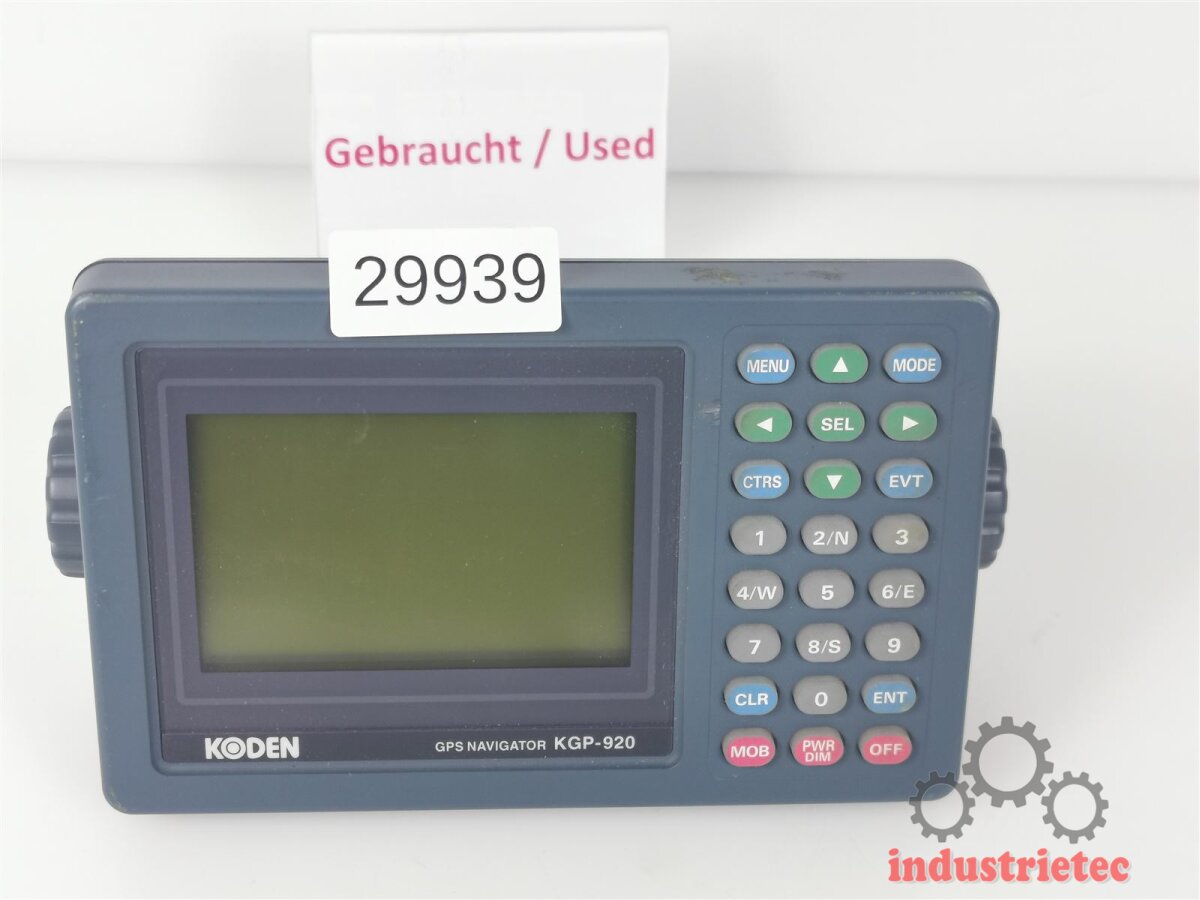 KODEN KGP-920 GPS NAVIGATOR 92002645