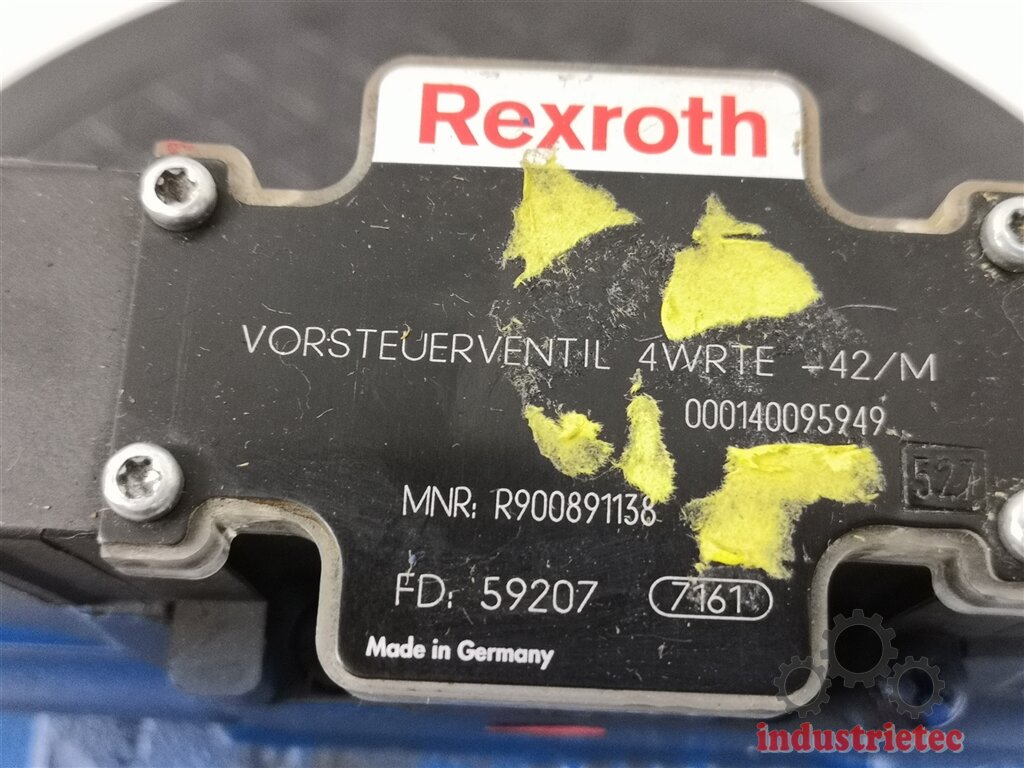 Rexroth 4WRTE-42/M Vorsteuerventil Ventil R900891138, 4.500,00
