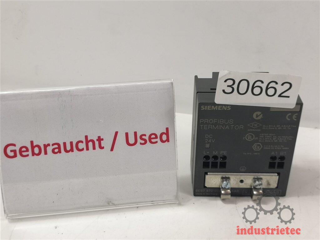 Siemens PROFIBUS TERMINATOR 6ES7972-0DA00-0AA0, 10,00