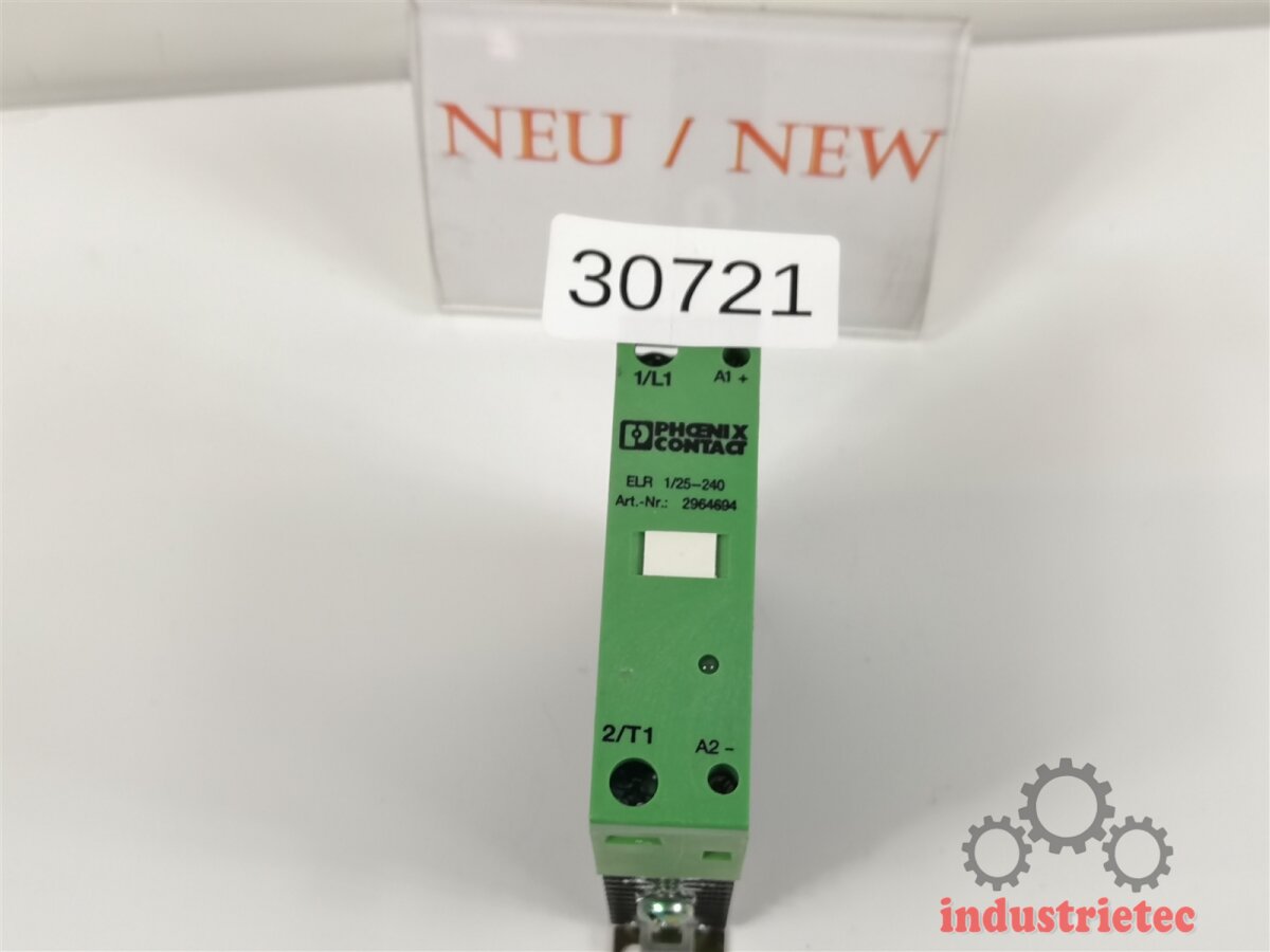PHOENIX CONTACT ELR 1/25-240 Lastrelais Relais 2964694, 25,00