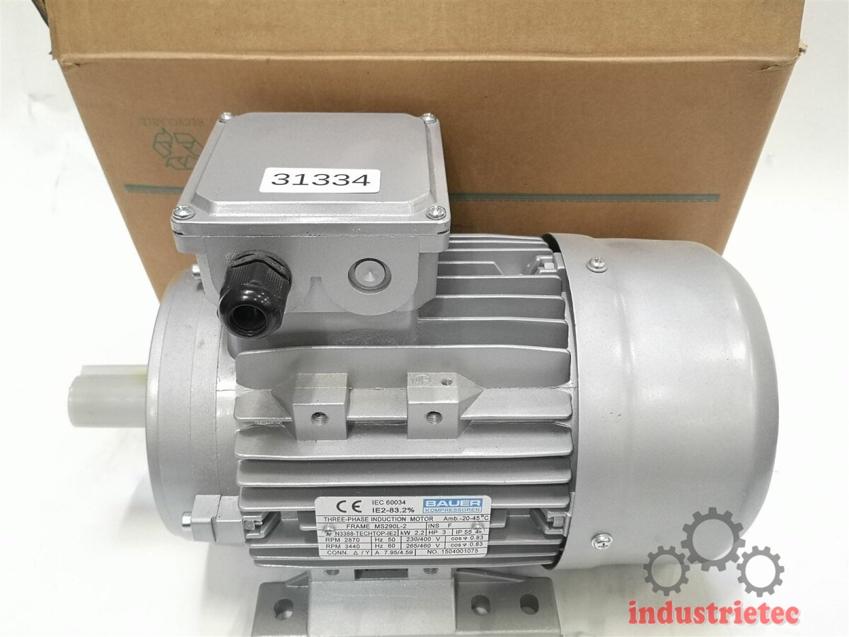 Techtop 2,2 KW MS290L-2 3-Phasen Induktionsmotor elektromtor 3000 min