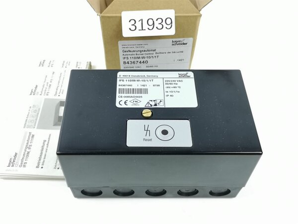 Krom Schröder IFS 110IM-W-10/1/1T Gasfeuerungsautomat 84367440