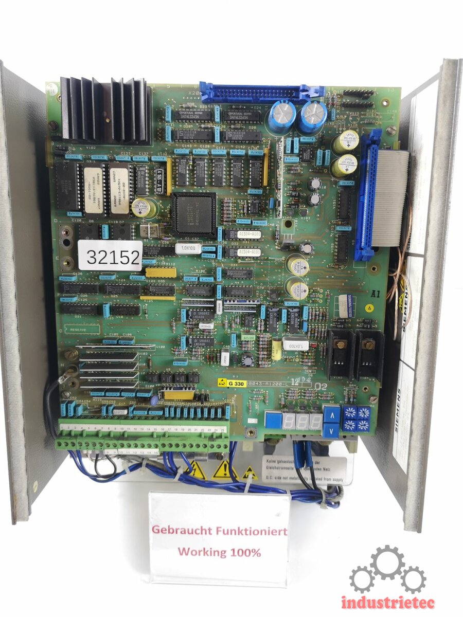 SIEMENS SIMOREG 6RA2228-6DV62-0 Kompaktgerät 6RA22286DV620, 2.975,00