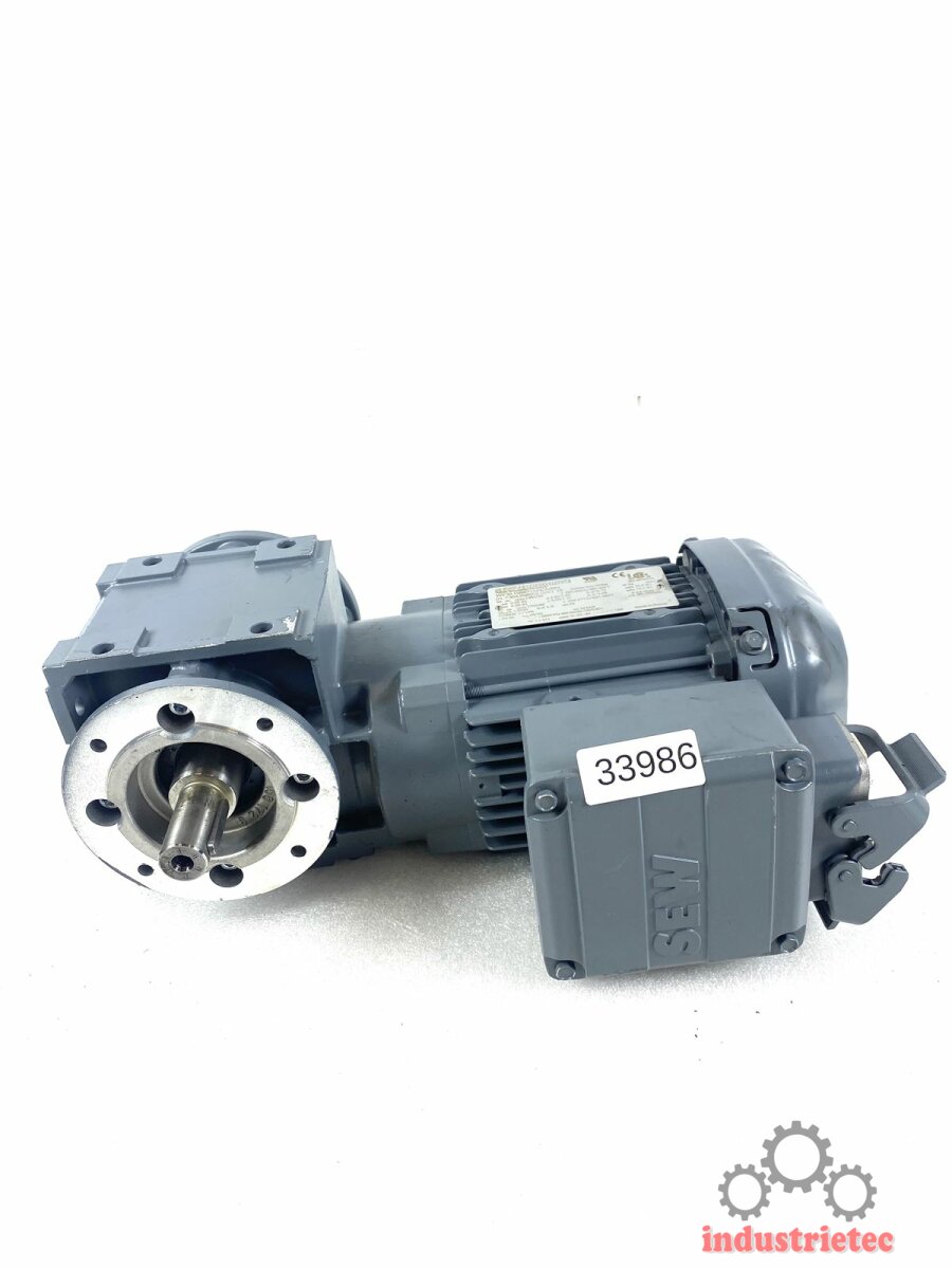 SEW 0,55 Kw 69 min Getriebemotor WF30 DRS71M4/ASB1 Gearbox - Industri