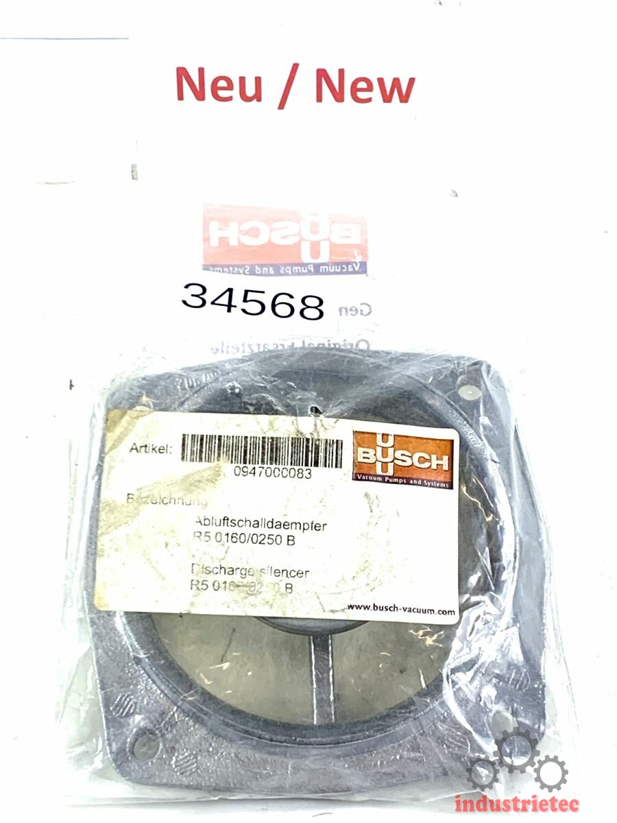 BUSCH R5 0160/0250 B Abluftschalldämpfer, 61,55