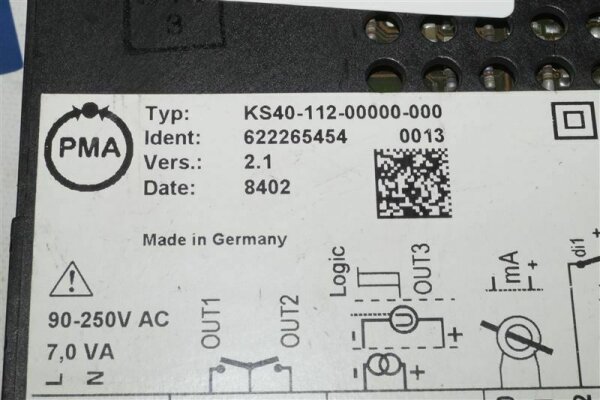 PMA KS40-112-00000-000 Industrieregler 622265454, 300,00
