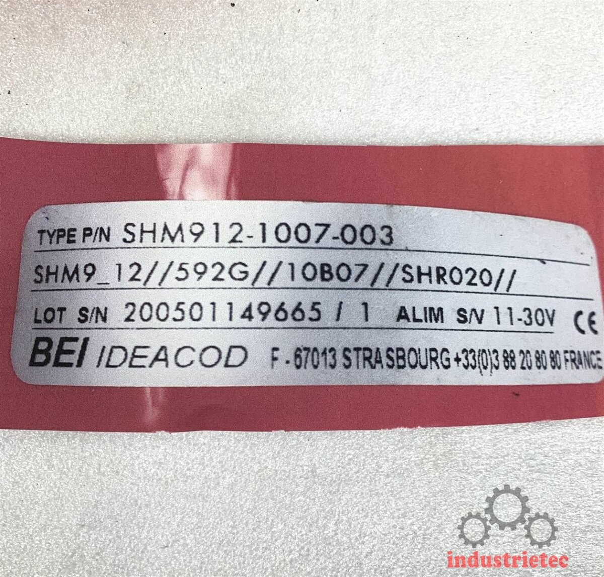 BEI IDEACOD SHM912-1007-003 Encoder, 650,00