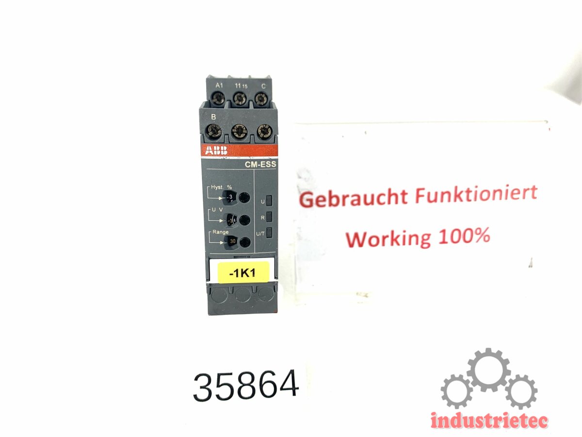 ABB CM-ESS CM-ESS.1S 1SVR730831R1300 Spannungsüberwachungsgerät Relai, 130,00
