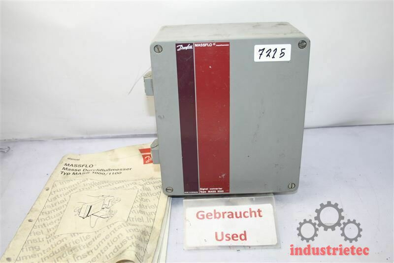 Danfoss MASSFLO massflowmeter Signal converter MASS 1000, 380,00