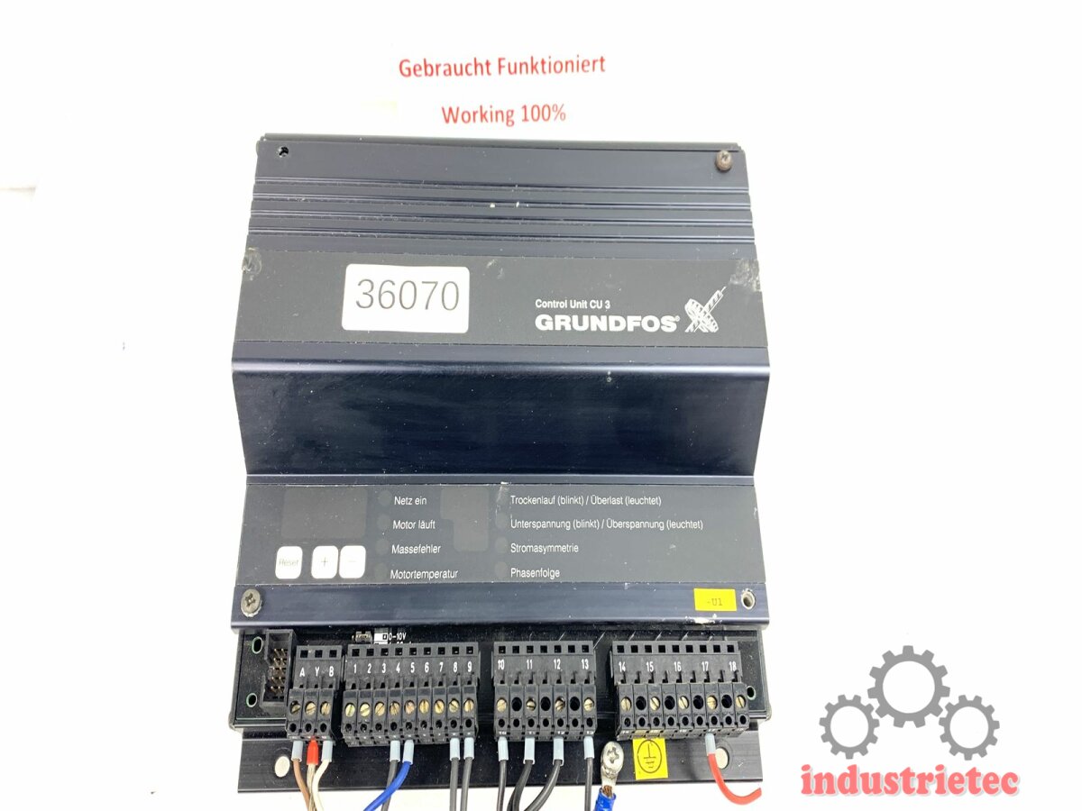 GRUNDFOS CU3 V04 Controll Unit 62.61 86, 350,00