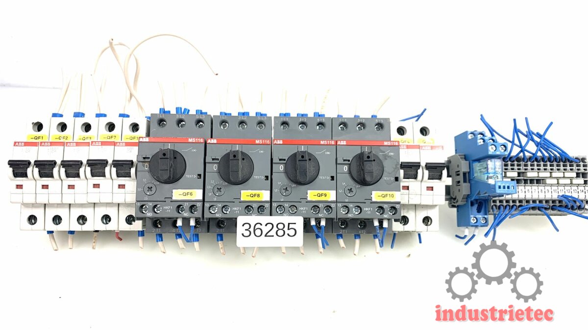 ABB MS116 Motorschutzschalter mit S201 C6 Leistungsschutzschalter, 45,00