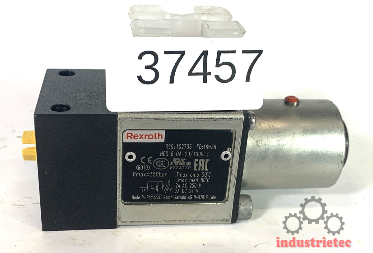 Rexroth HED 8 0A-20/100K14 Hydraulikventil R901102706, 155,00