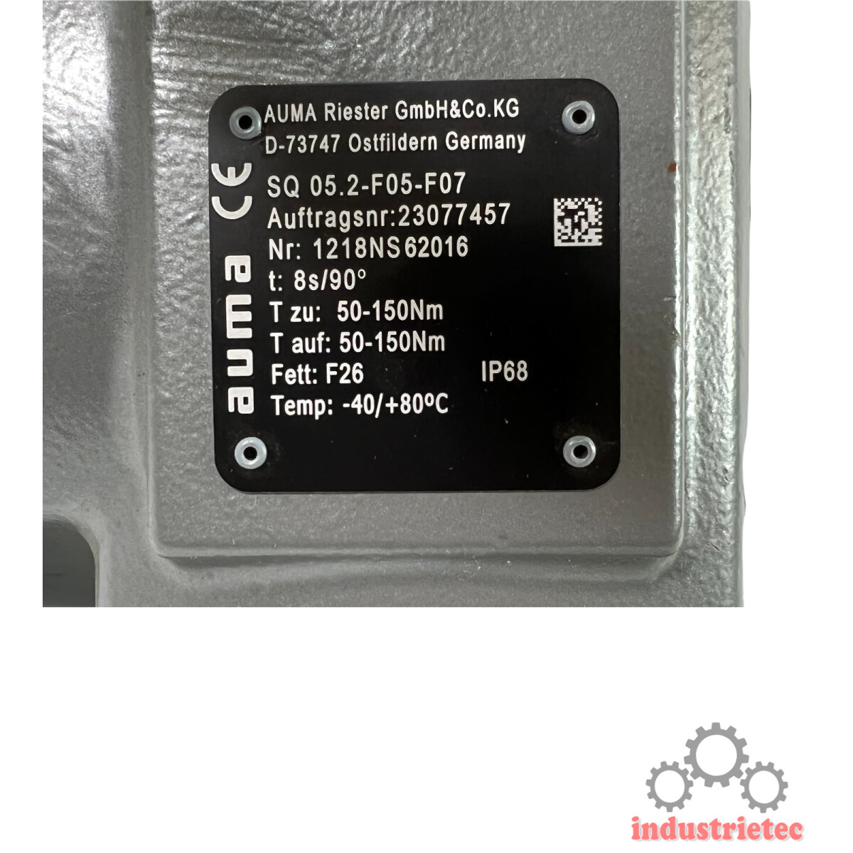 AUMA SQ 05.2-F05-F07 VD00063-4-0.04 Schwenkantrieb Drehantrieb