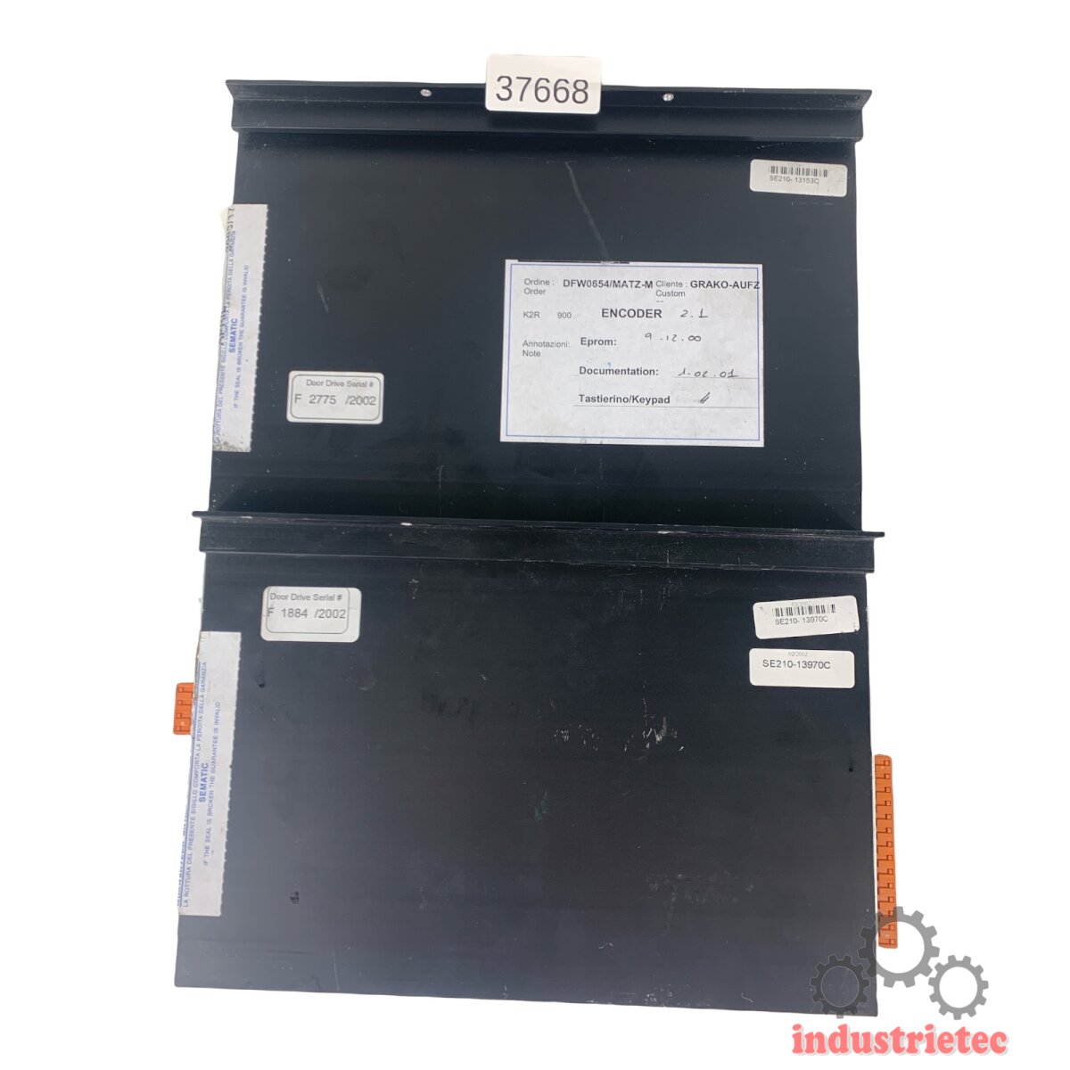 SEMATIC LIFT DOORS ENCODER SYSTEM DFW0654/MATZ-M Encoder Controller