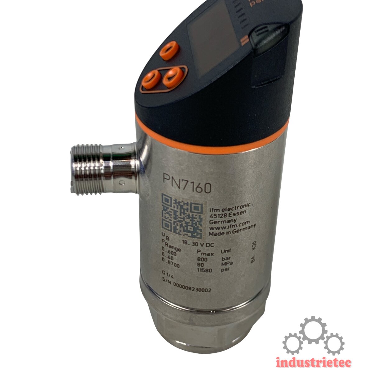ifm electronic PN7160 Drucksensor PN-600-SER14-QFRKG/US/ /V, 300,00