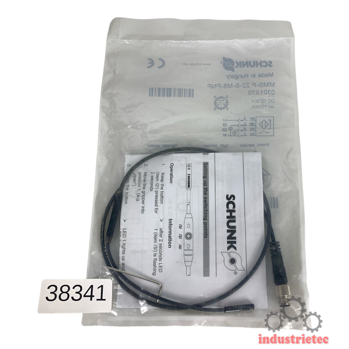 SCHUNK MMS-P 22-S-M8-PNP Magnetschalter Schalter 0301370, 130,00