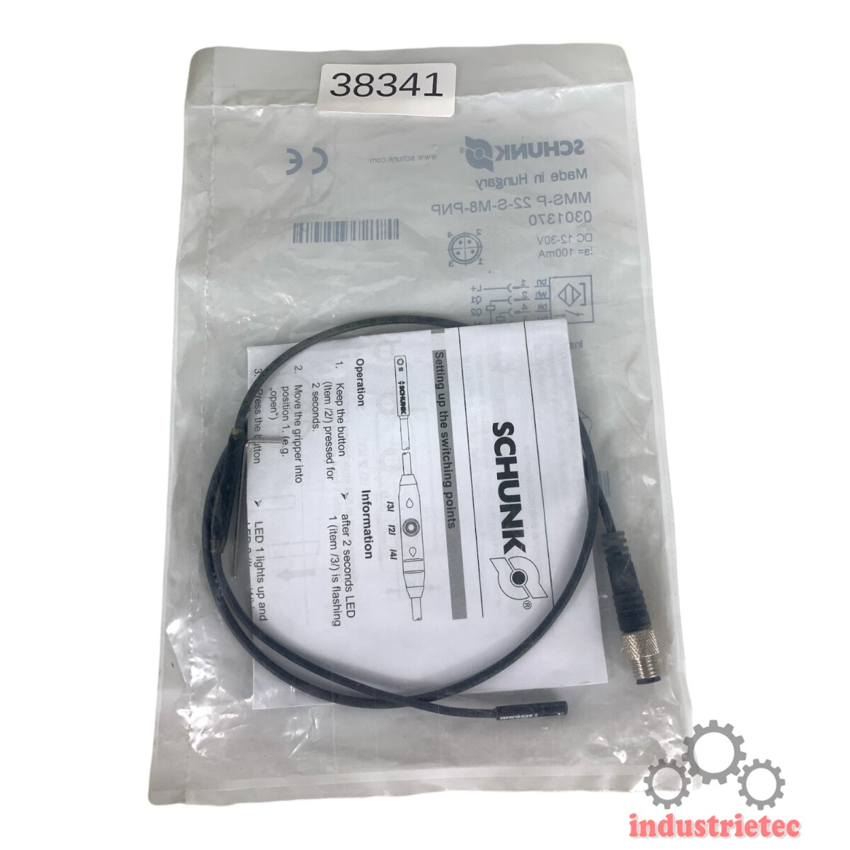 SCHUNK MMS-P 22-S-M8-PNP Magnetschalter Schalter 0301370, 130,00