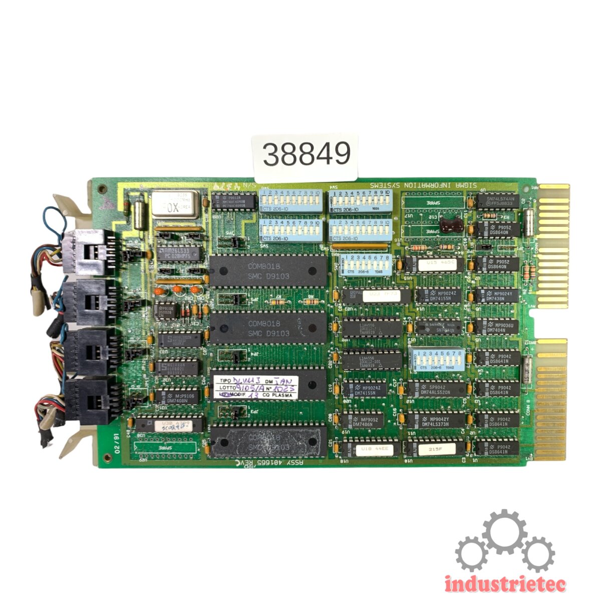 SIGMA INFORMATION SYSTEM Assy 401665 Rev C, 490,00